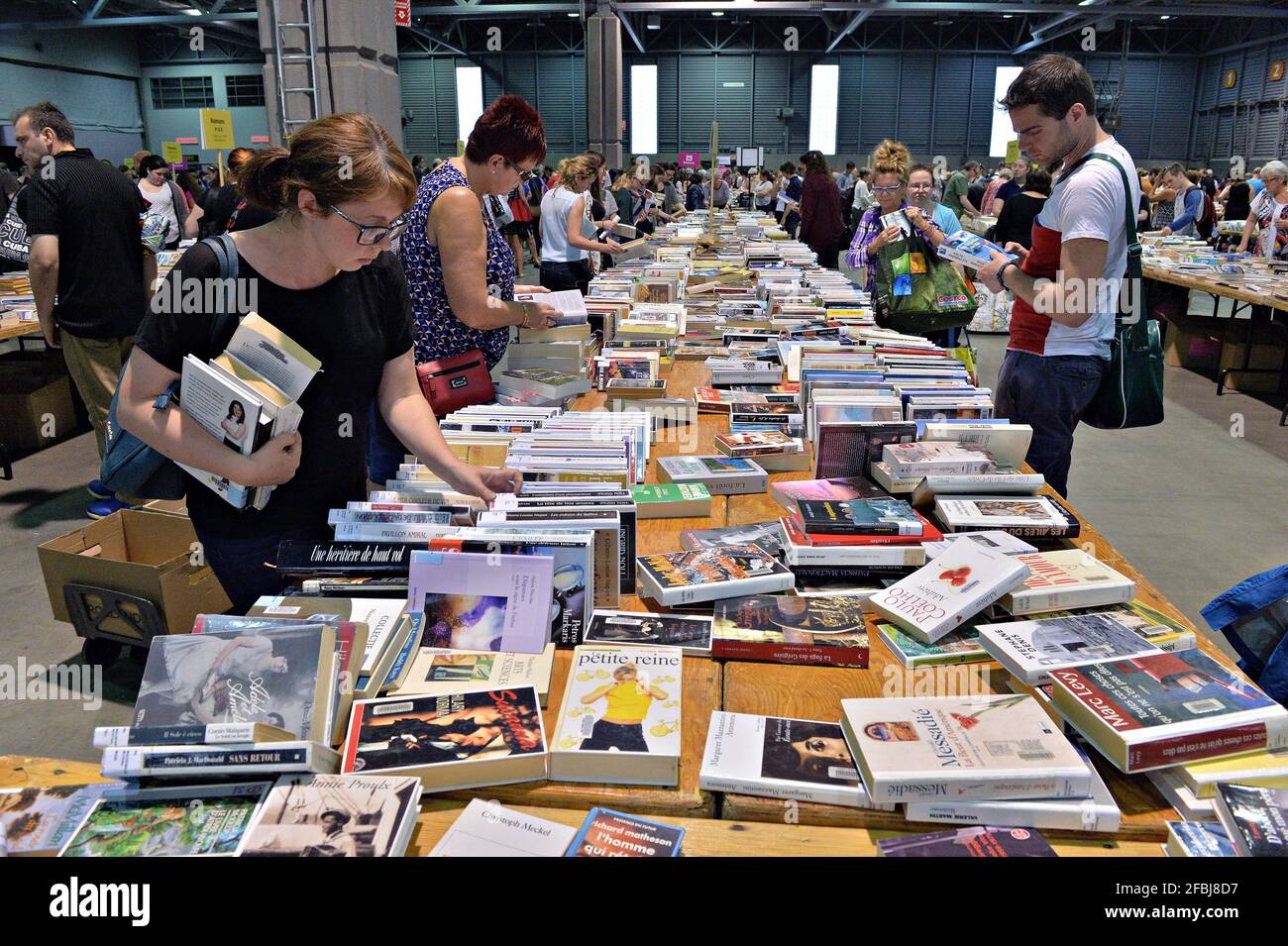 books festival in Quebec city Stock Photo - Alamy