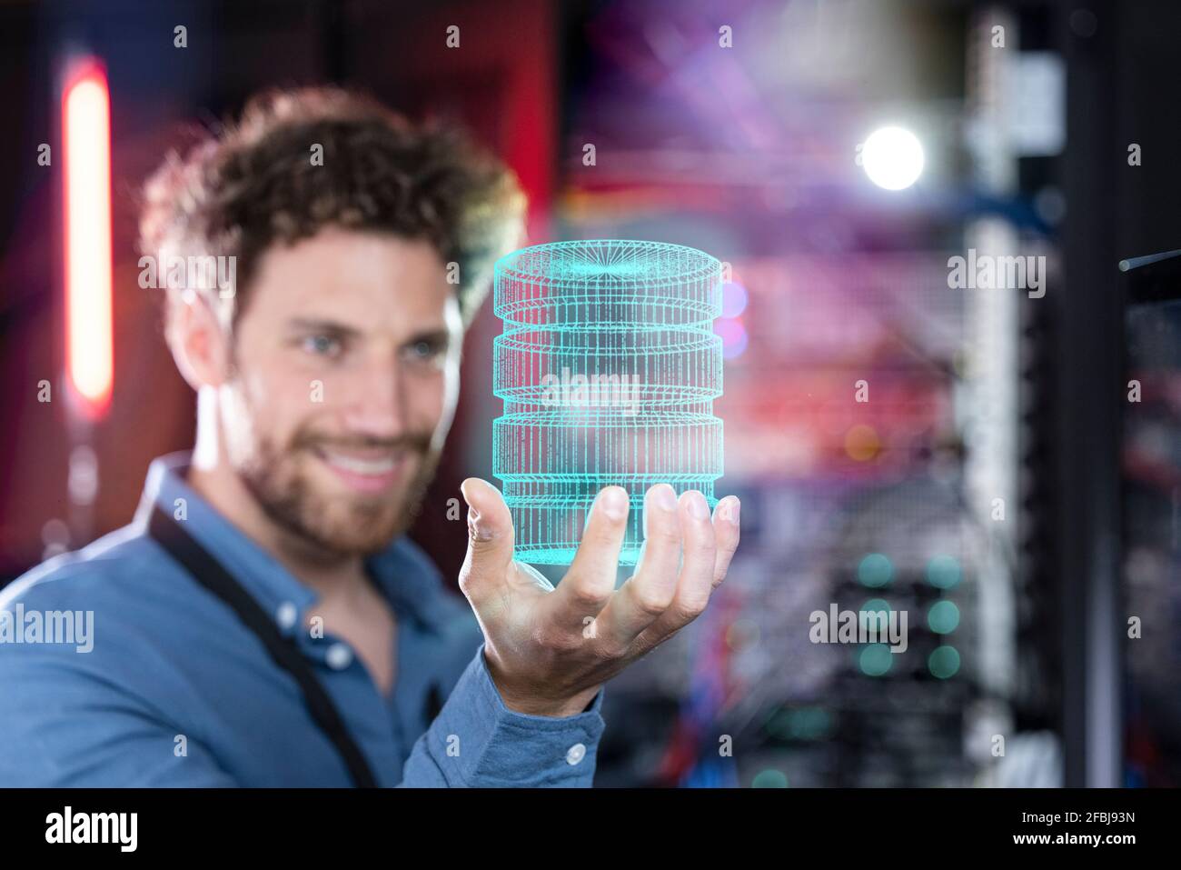 Hologram person hi-res stock photography and images - Alamy