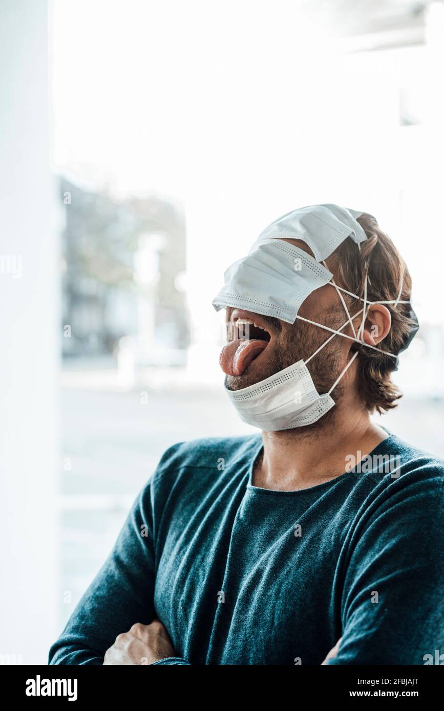 Man sticking out hi-res stock photography and images - Alamy