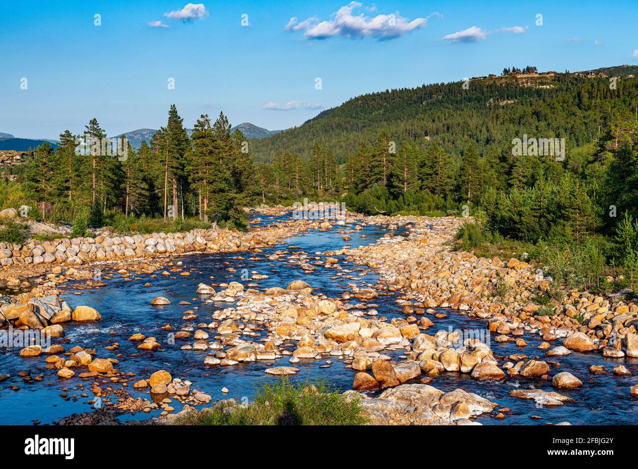 Norway, Setesdalen, Rysstad, Rocks in wild river Stock Photo - Alamy