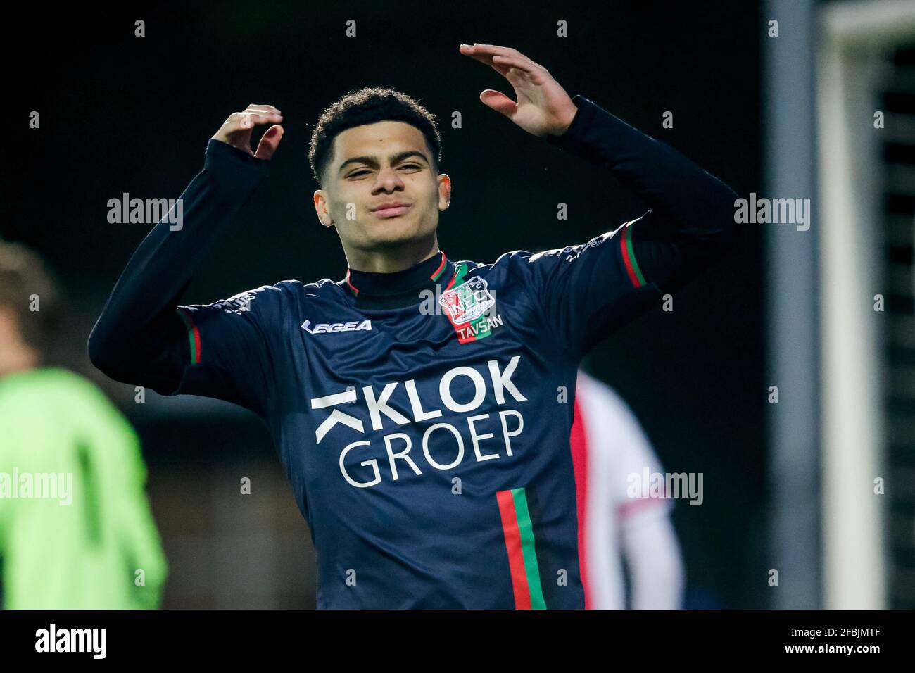AMSTERDAM, NETHERLANDS - APRIL 23: Elayis Tavsan of NEC disappointed ...