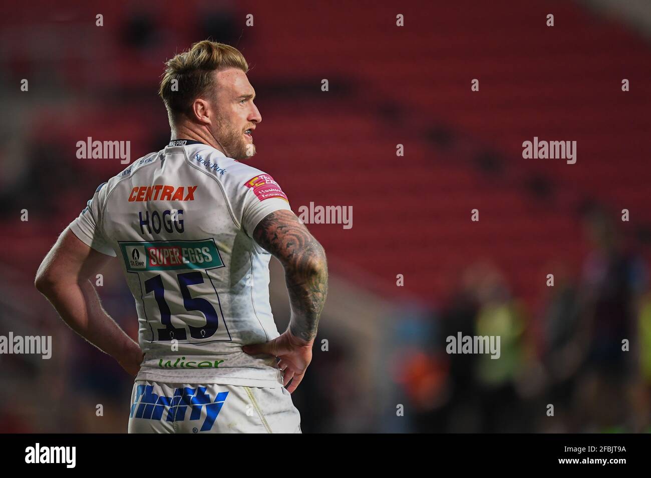 Stuart Hogg of Exeter Chiefs in action during the game Stock Photo - Alamy