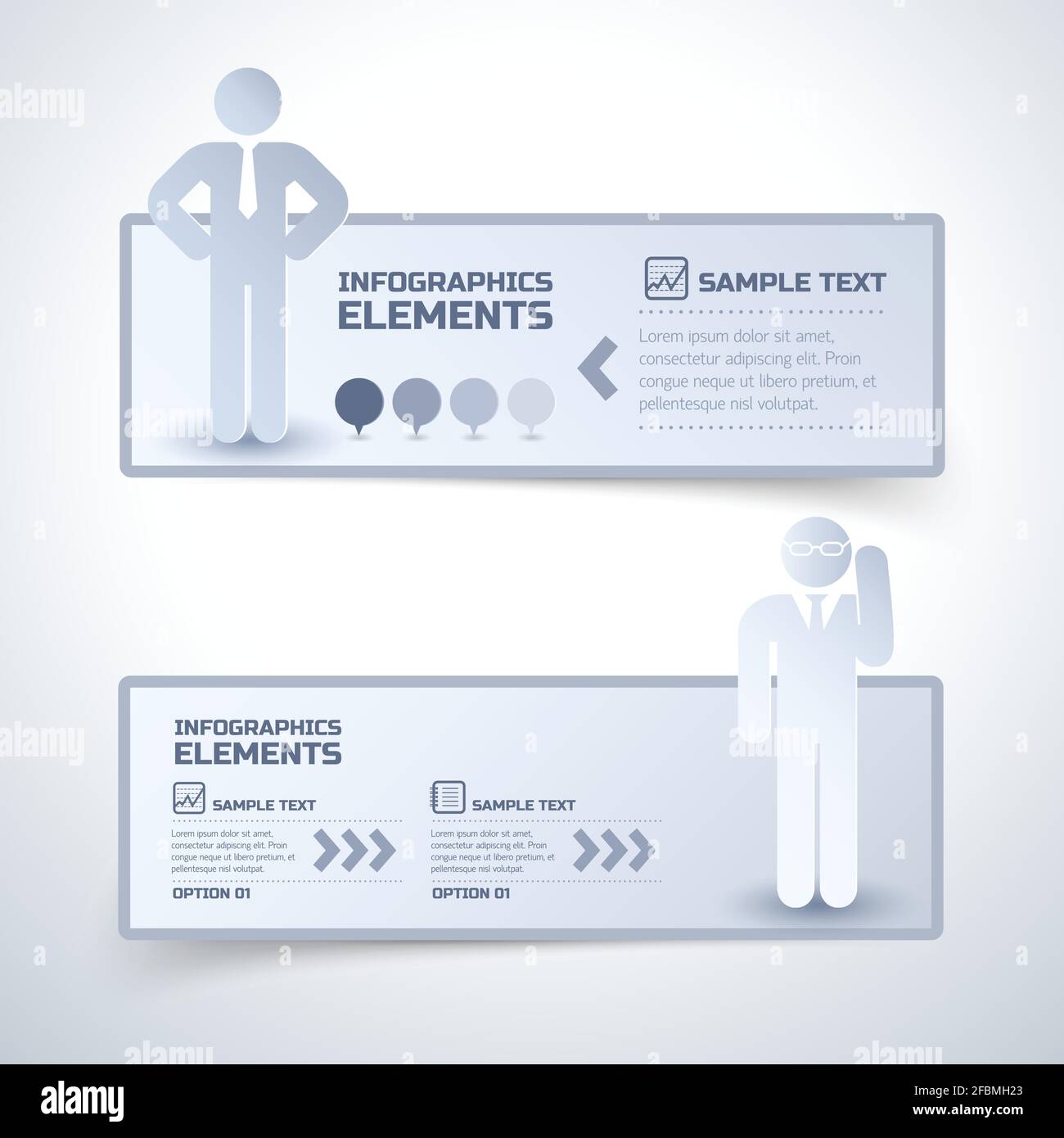 Two figures standing together Stock Vector Images - Alamy