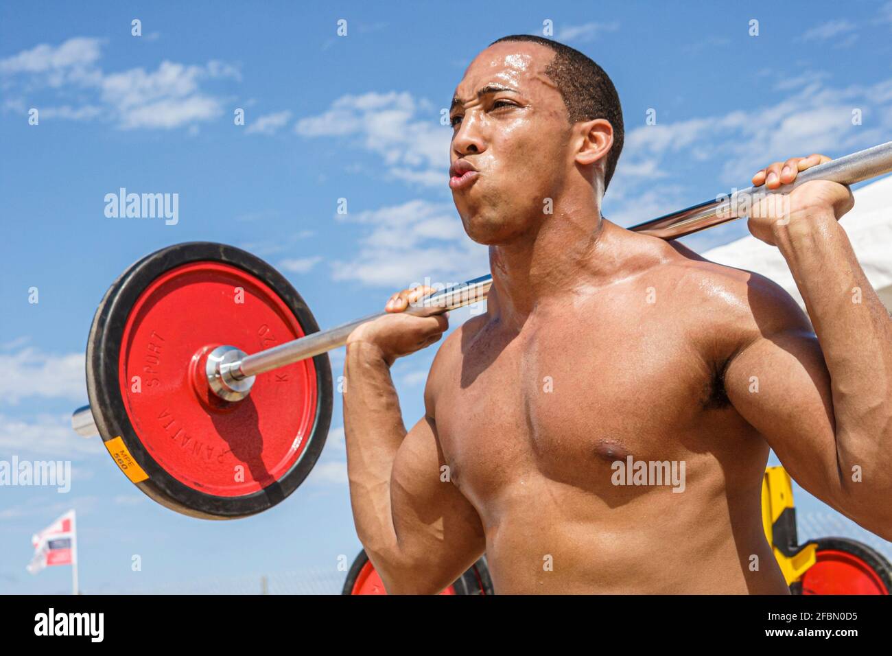 Miami Beach Florida,Ocean Drive,Lummus Park,Sport & Fitness Festival ...