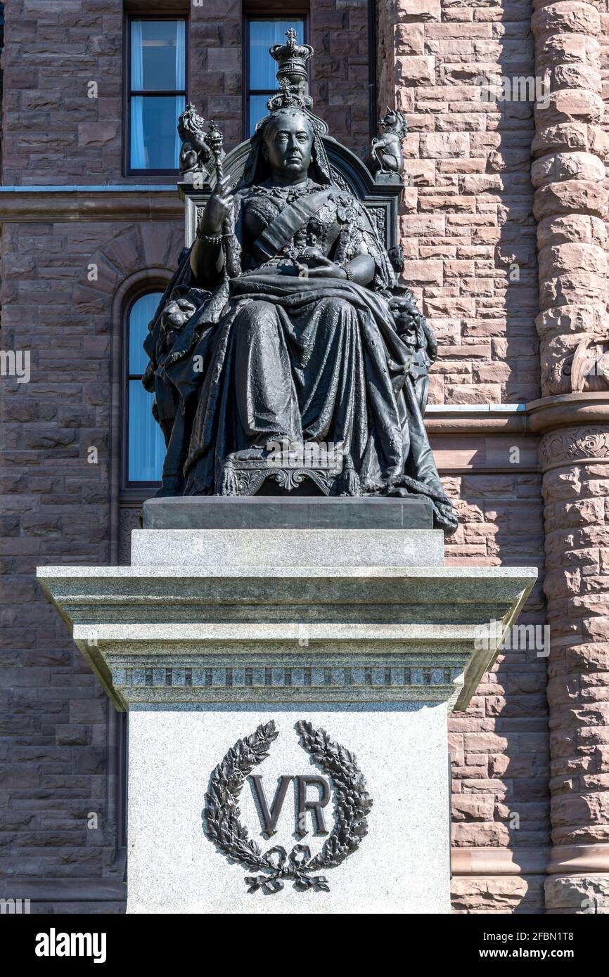 Queen Victoria Statue, Toronto, Canada Stock Photo - Alamy