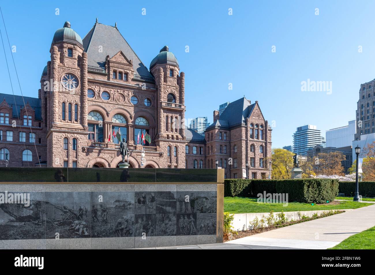 Queen's Park Government Building which is the seat of the Provincial ...