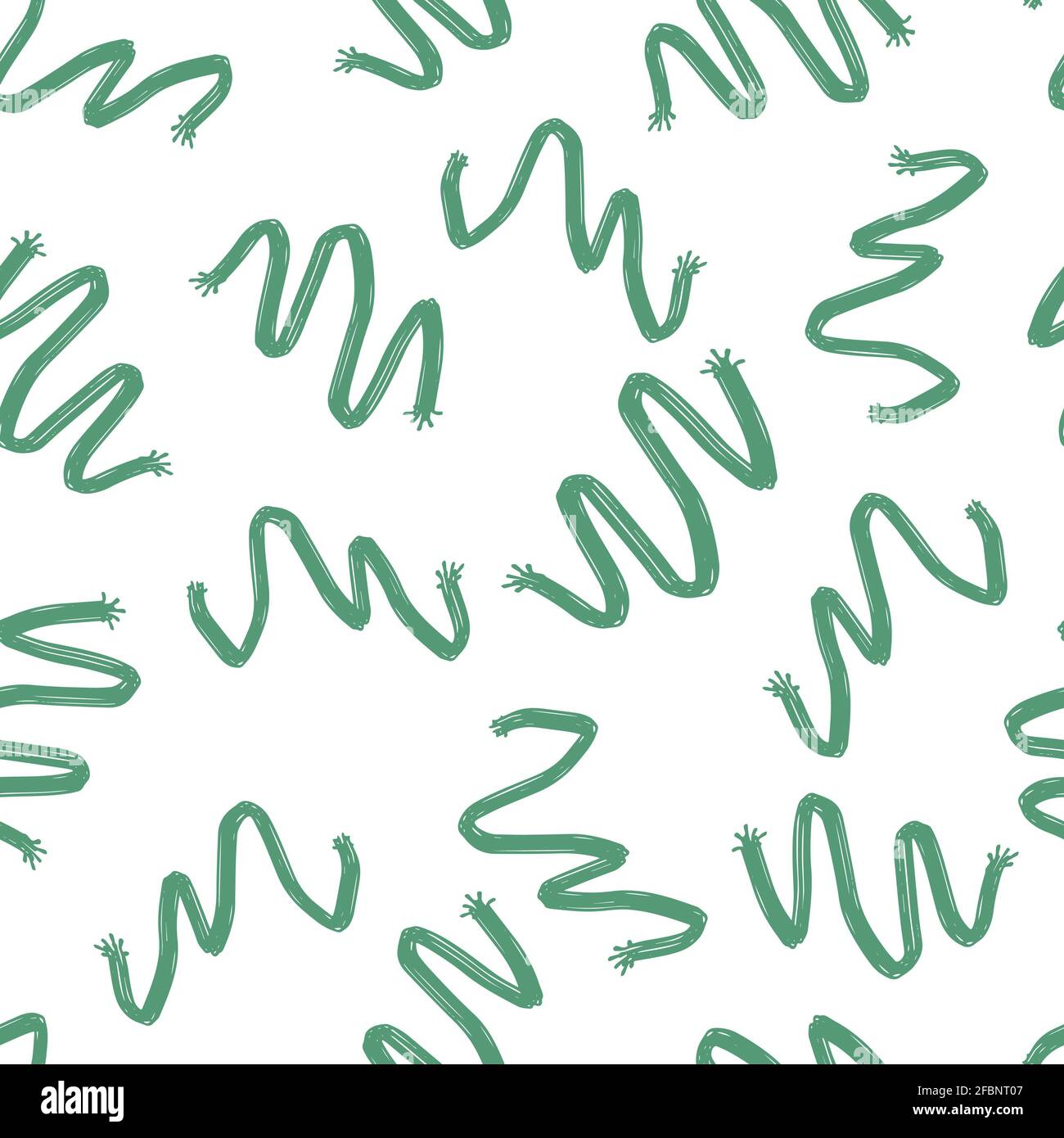 doodle abstract seamless pattern irregular chaotic waves zigzags on ...