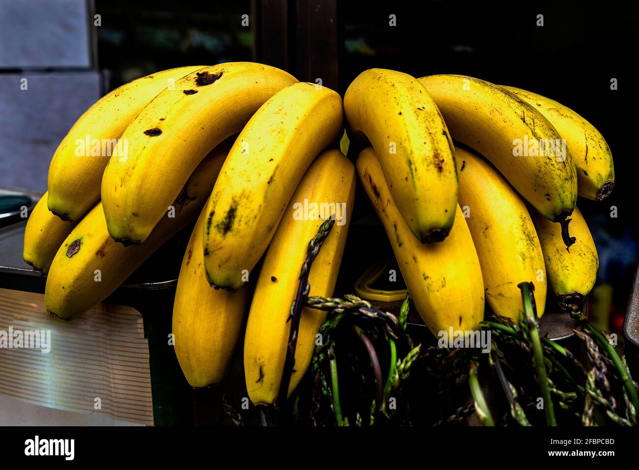 Banana, a fruit rich in potassium, is a very popular fruit Stock Photo ...