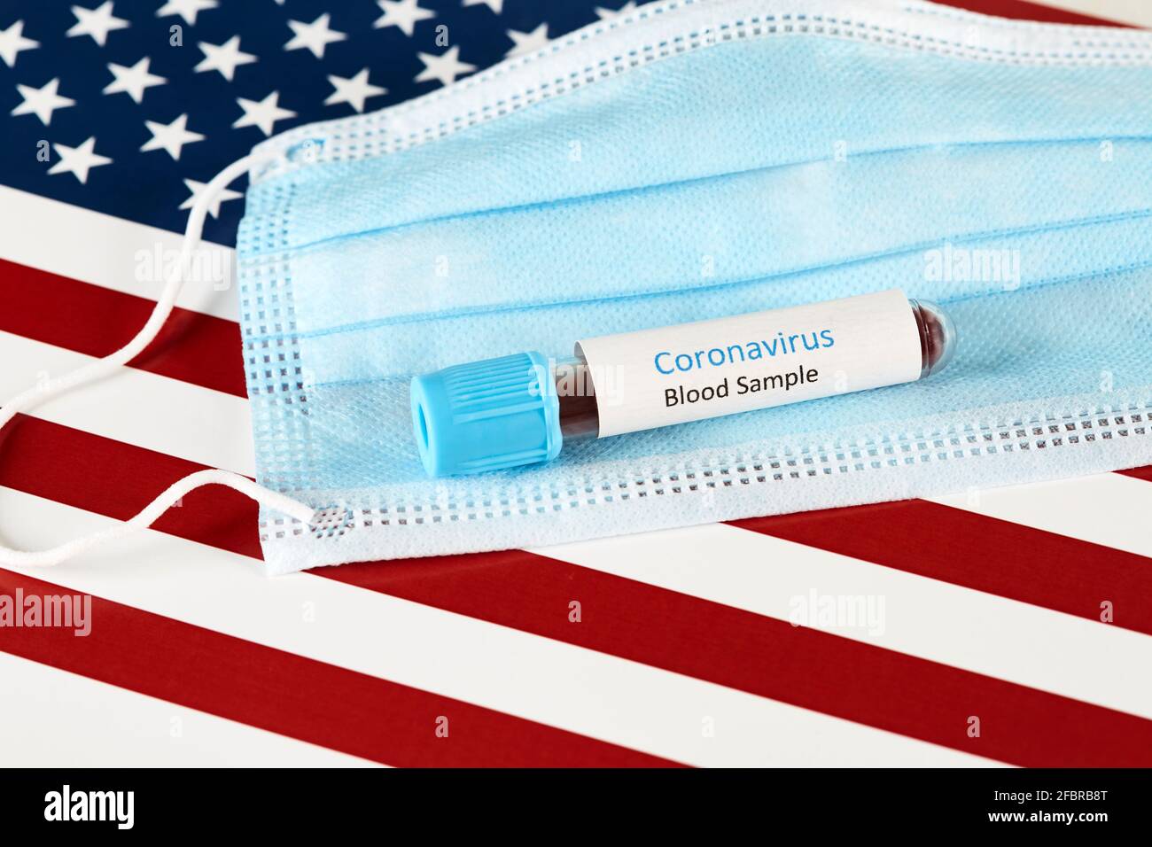 Us flag face mask hi-res stock photography and images - Alamy