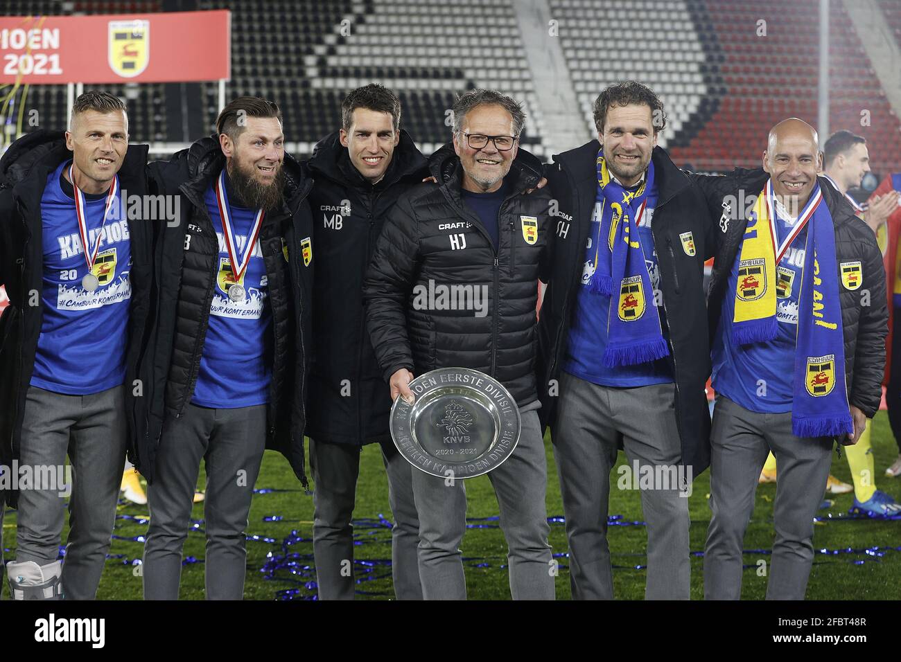Alkmaar 23 04 2021 Afas Stadium Dutch Keuken Kampioen Divisie