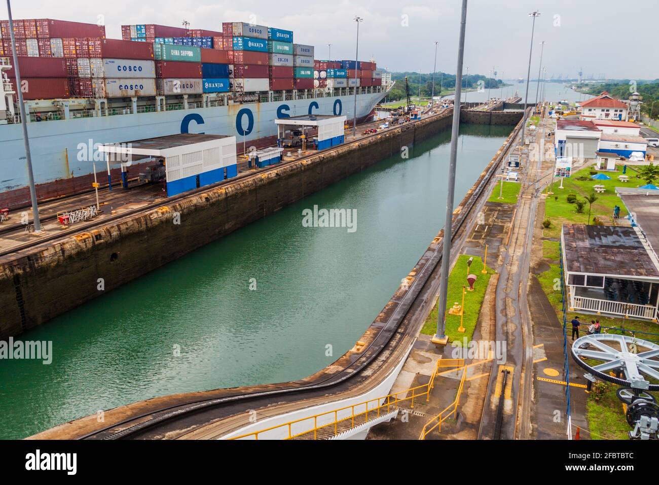 Container ship fleet hi-res stock photography and images - Alamy