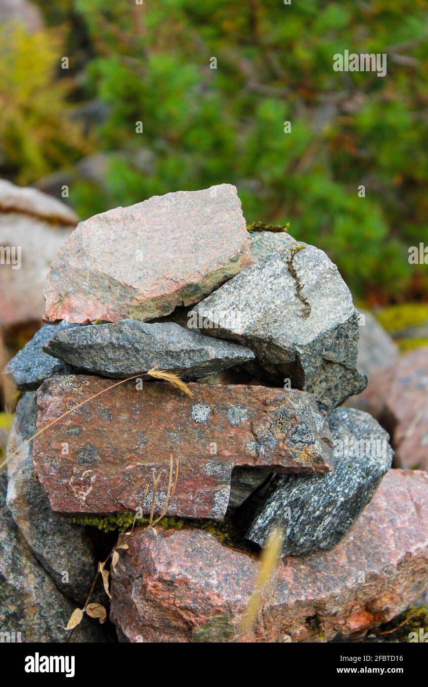 Piled up stones hi-res stock photography and images - Alamy