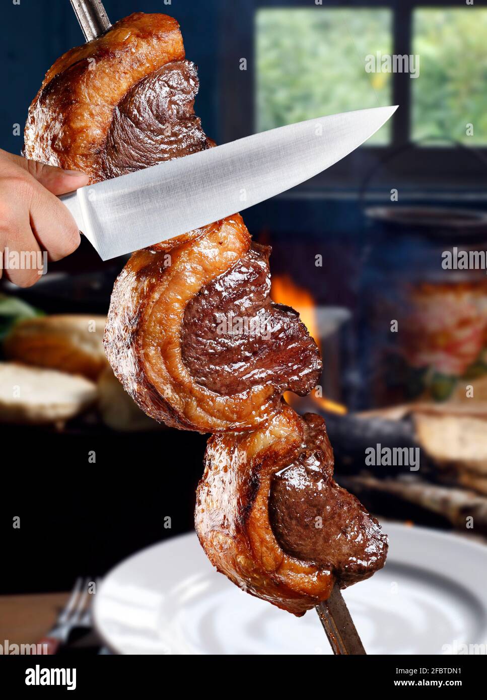 Picanha, traditional Brazilian beef cut Stock Photo - Alamy