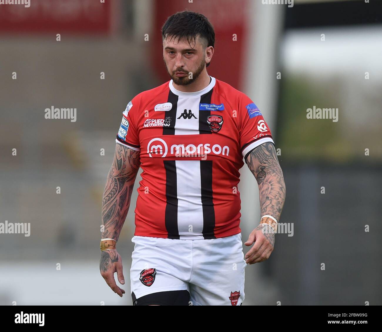 Oliver Roberts (15) of Salford Red Devils during the game Stock Photo ...