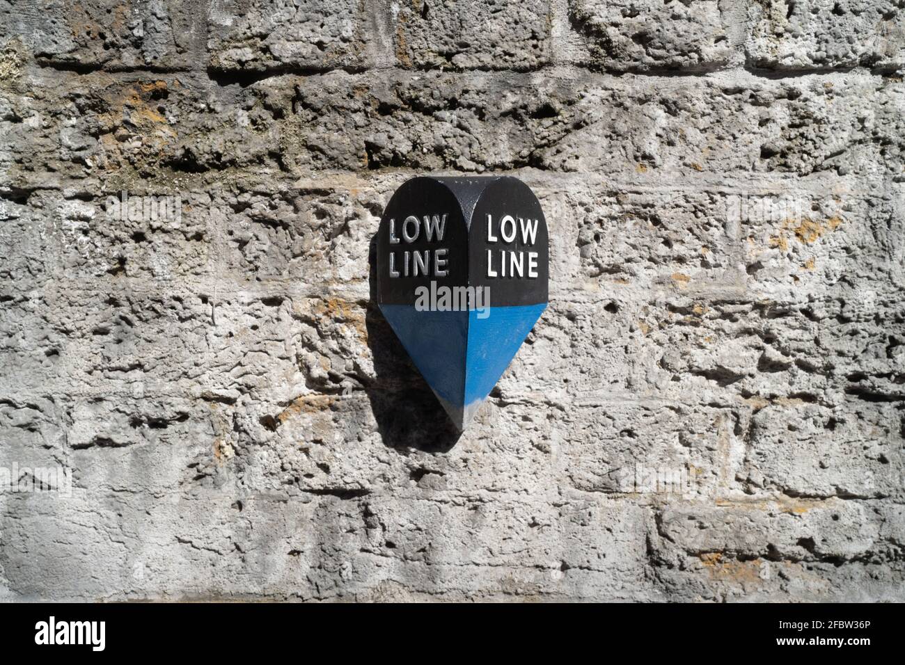 Better Bankside Low Line marker Stock Photo - Alamy