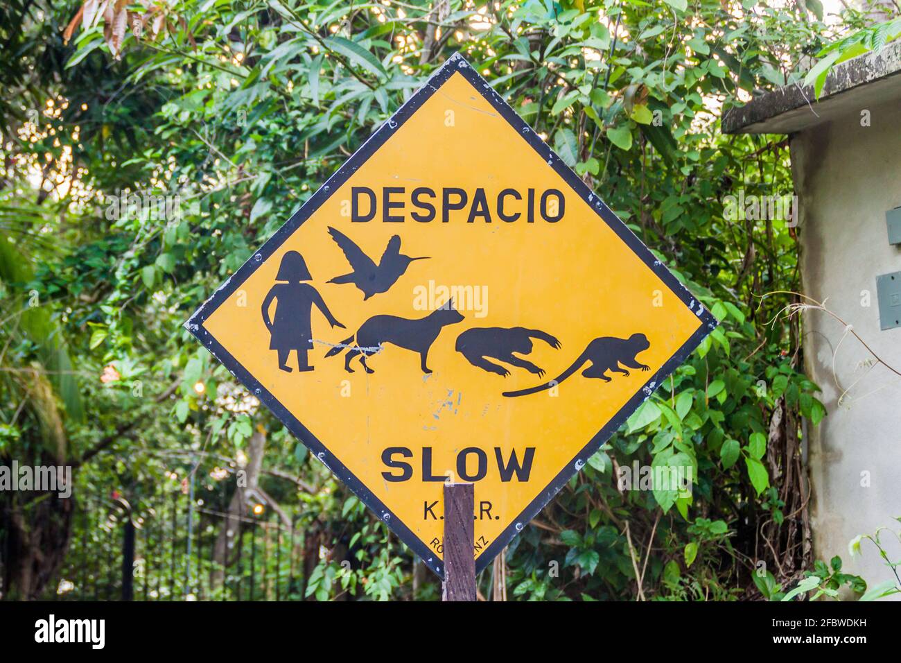 Costa road sign hi-res stock photography and images - Alamy