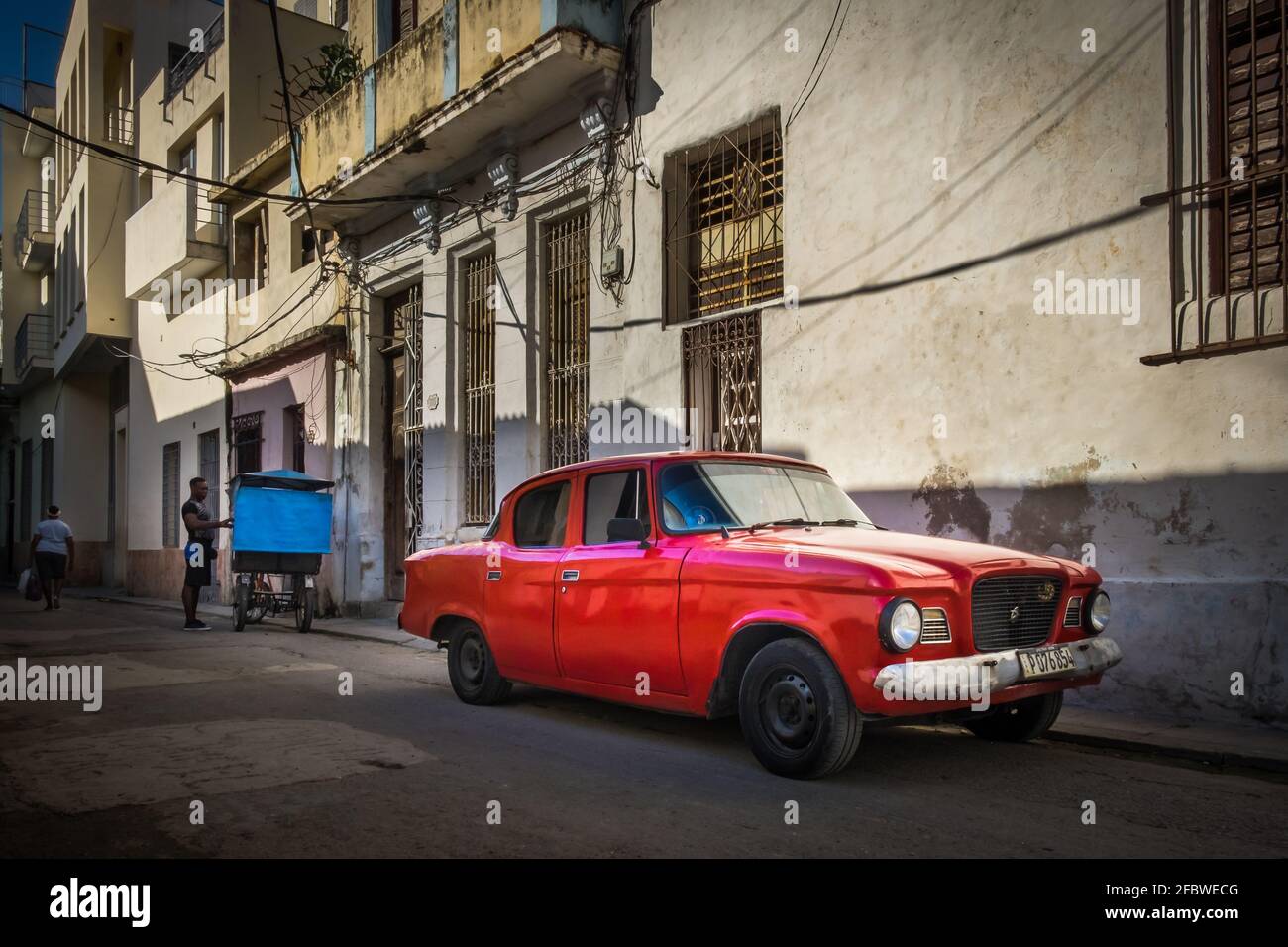 Retro Red Car High Resolution Stock Photography and Images - Alamy