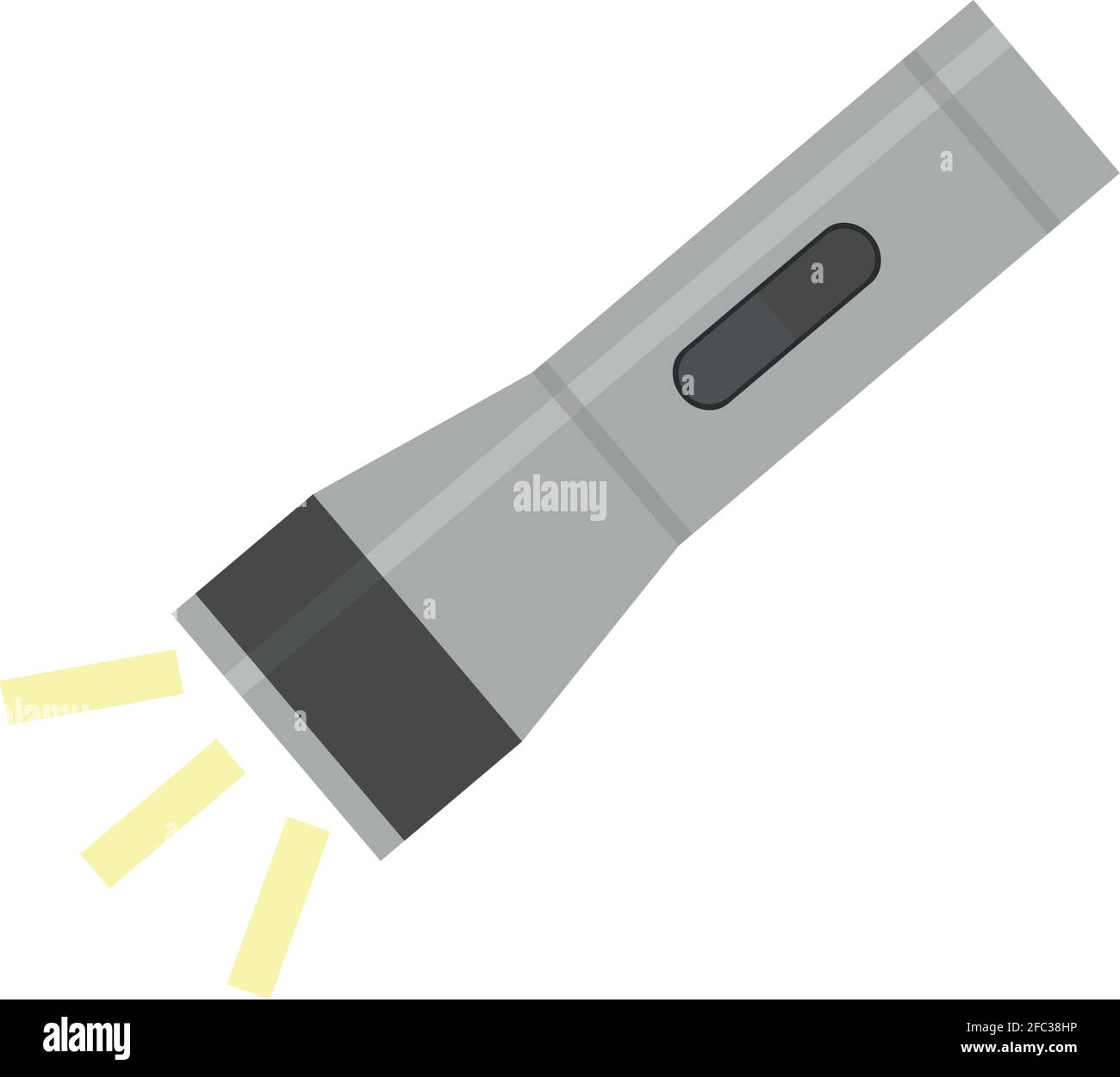 Electric torch and battery Stock Vector Images - Alamy