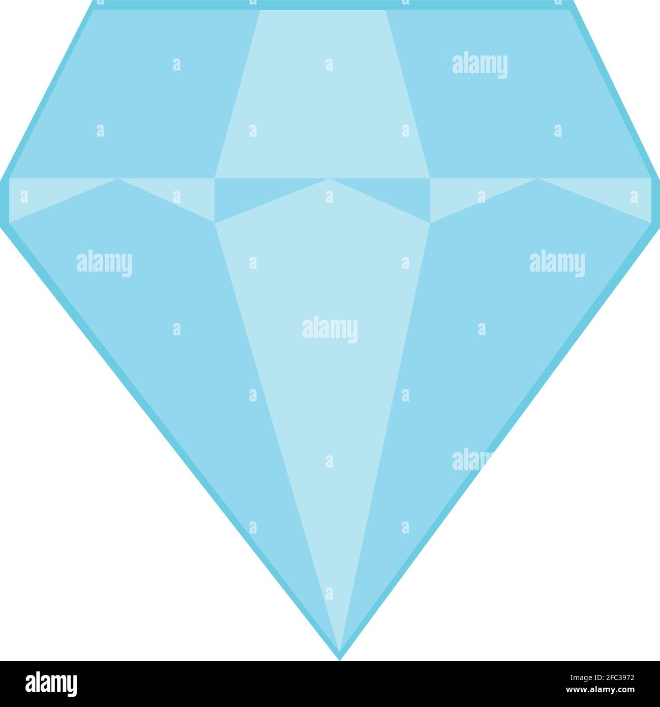 Vector illustration of a diamond emoticon Stock Vector Image & Art - Alamy