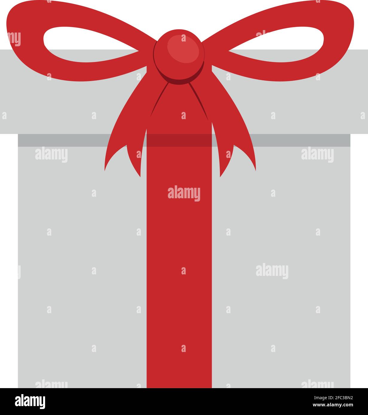 Vector emoticon illustration of a wrapped gift Stock Vector Image & Art ...