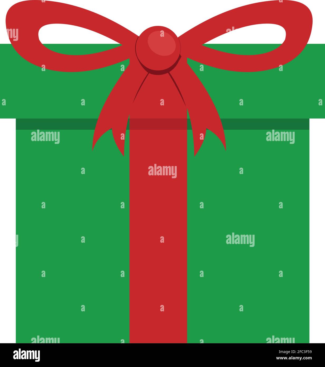 Vector emoticon illustration of a wrapped gift Stock Vector Image & Art ...