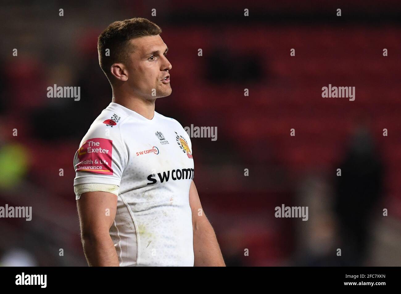 Henry Slade of Exeter Chiefs in action during the game Stock Photo - Alamy