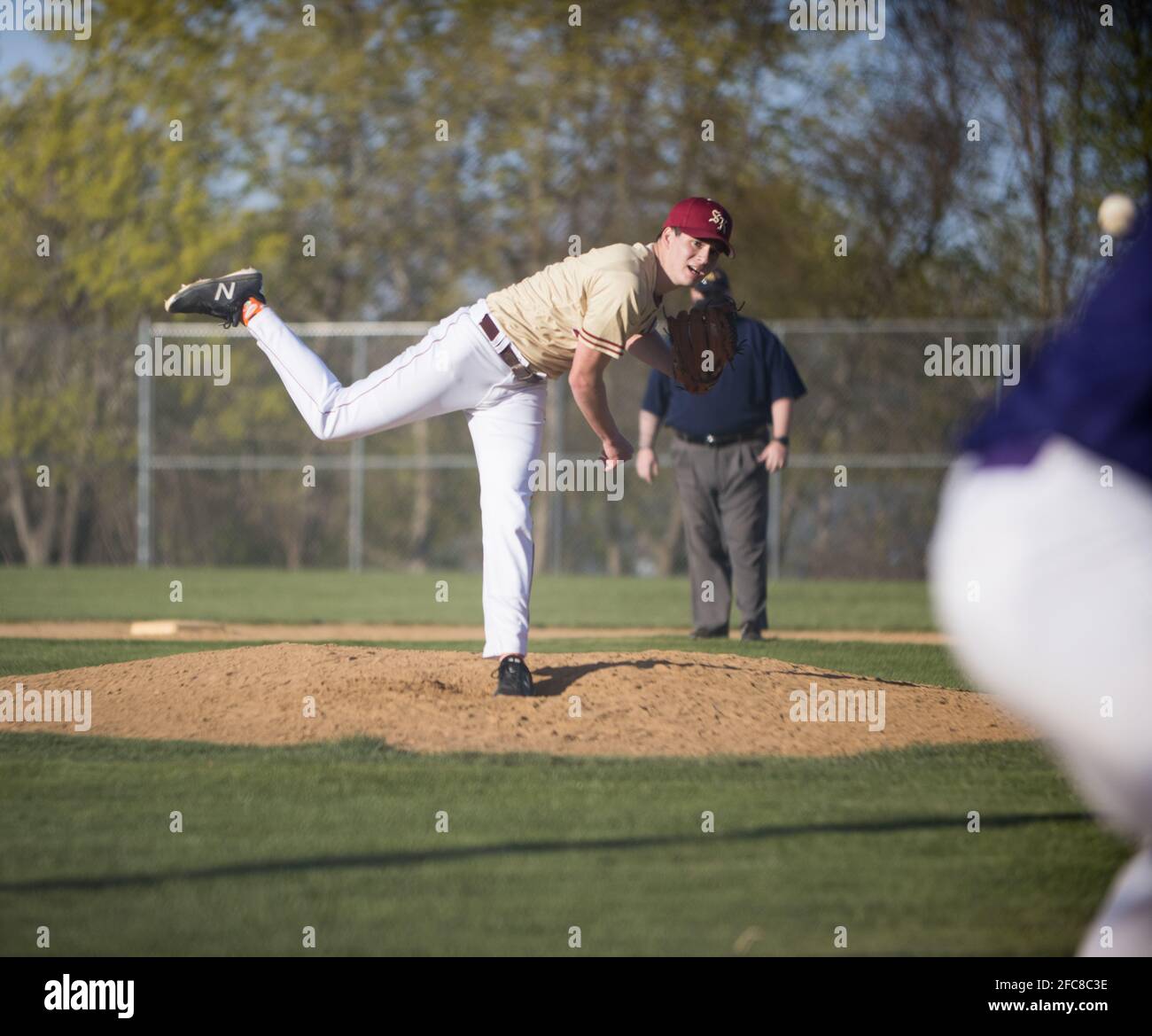4/23/21 Scranton Prep vs. Scranton High Baseball Stock Photo - Alamy