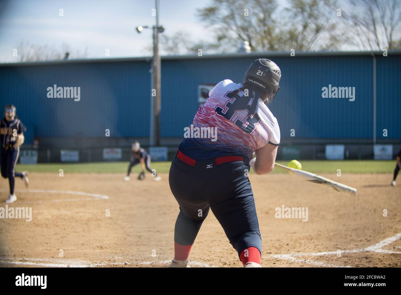 Old softball hi-res stock photography and images - Alamy