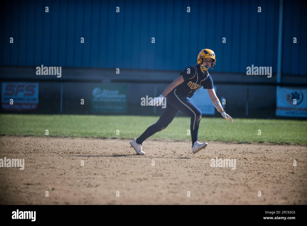Old softball hi-res stock photography and images - Alamy