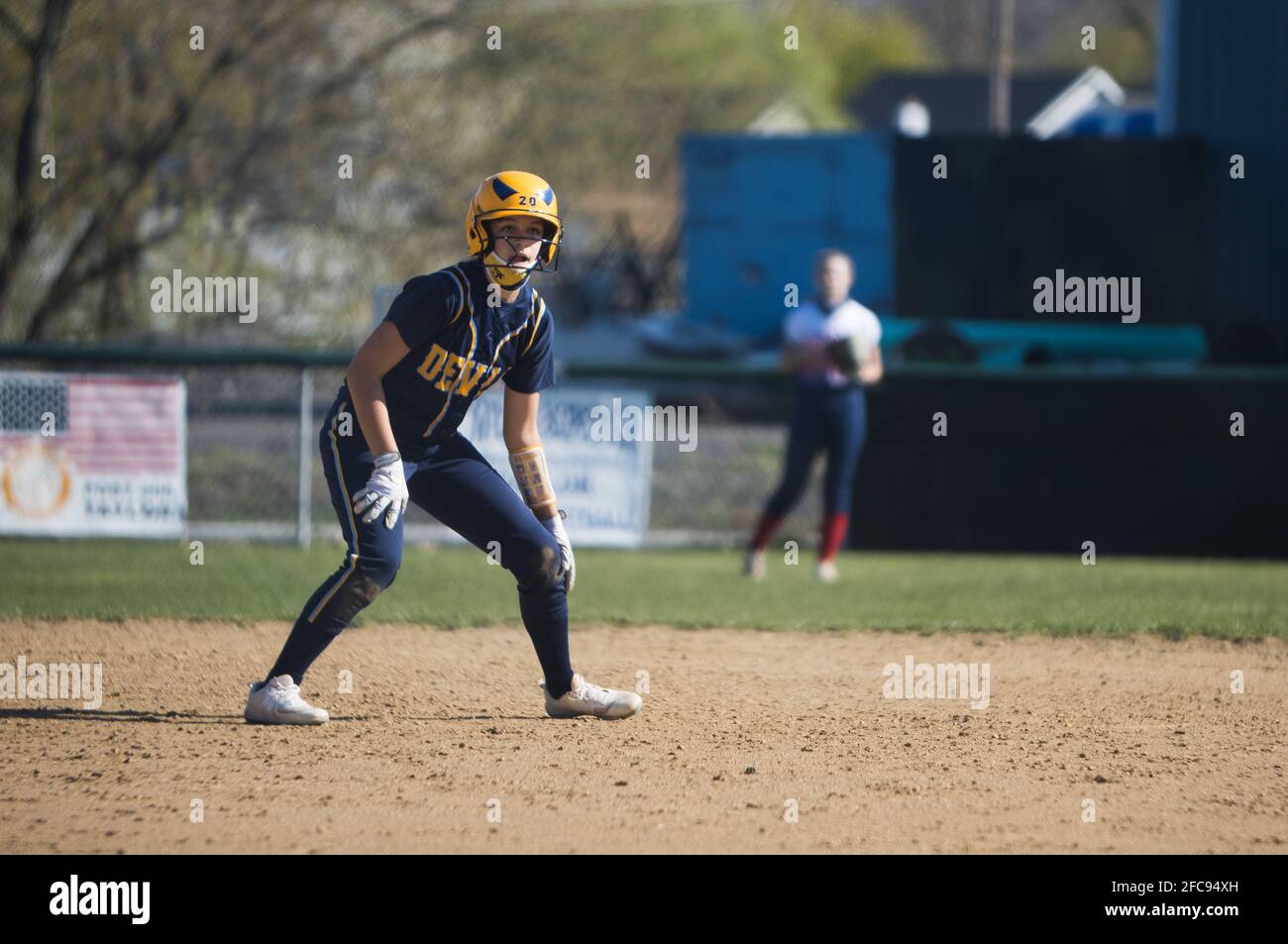4/23/21 Riverside vs. Old Forge Softball Stock Photo - Alamy