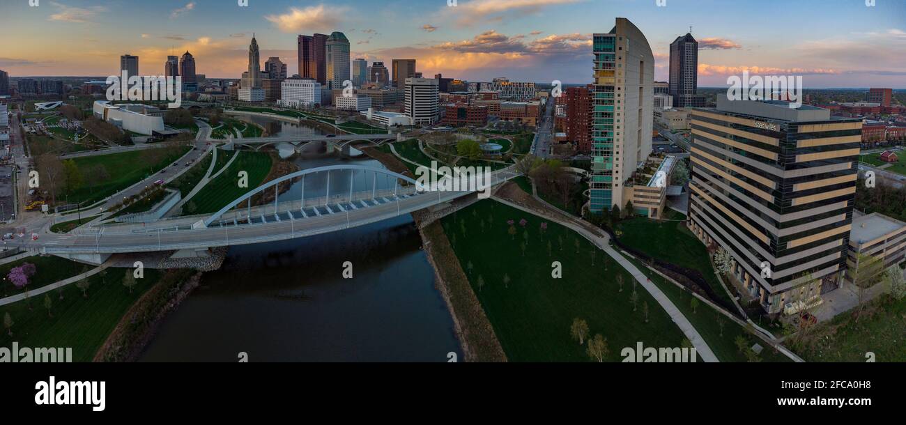 Columbus Ohio Downtown panorama Stock Photo - Alamy
