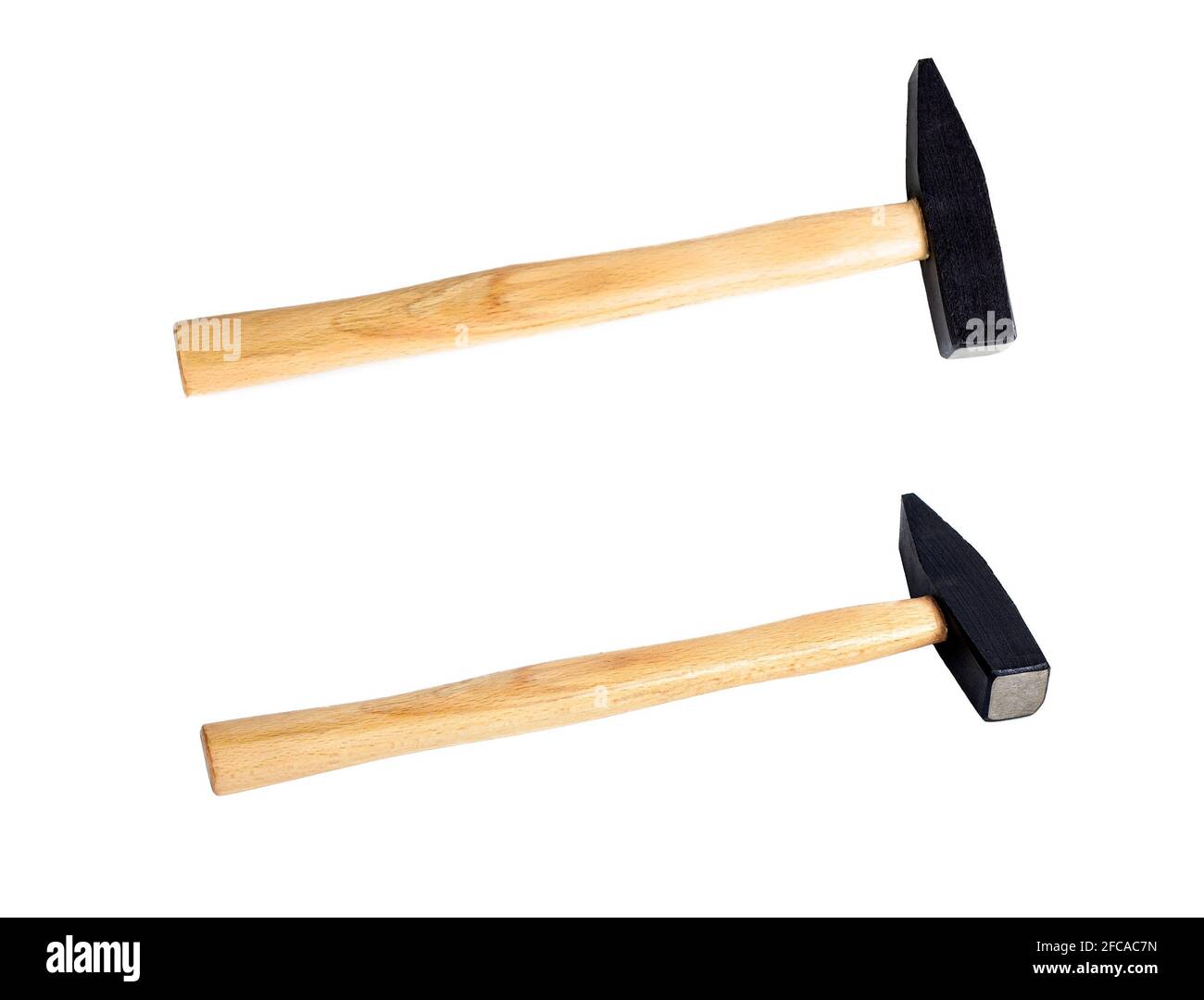Metal hammer tool equipment for work isolated on white background Stock ...