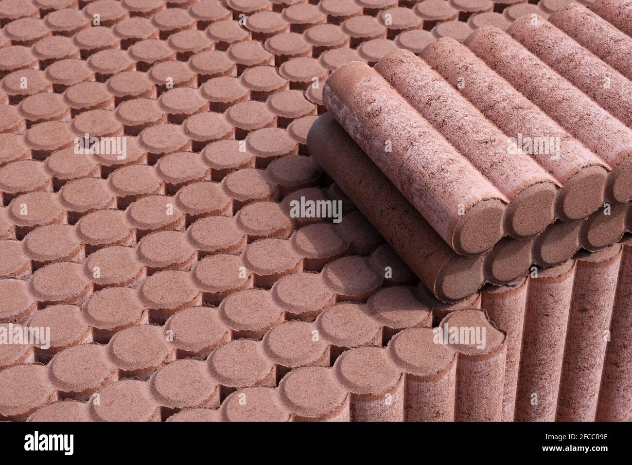 Garden Palisade Border Curb in store on palet. Decorate Palisade Lawn ...