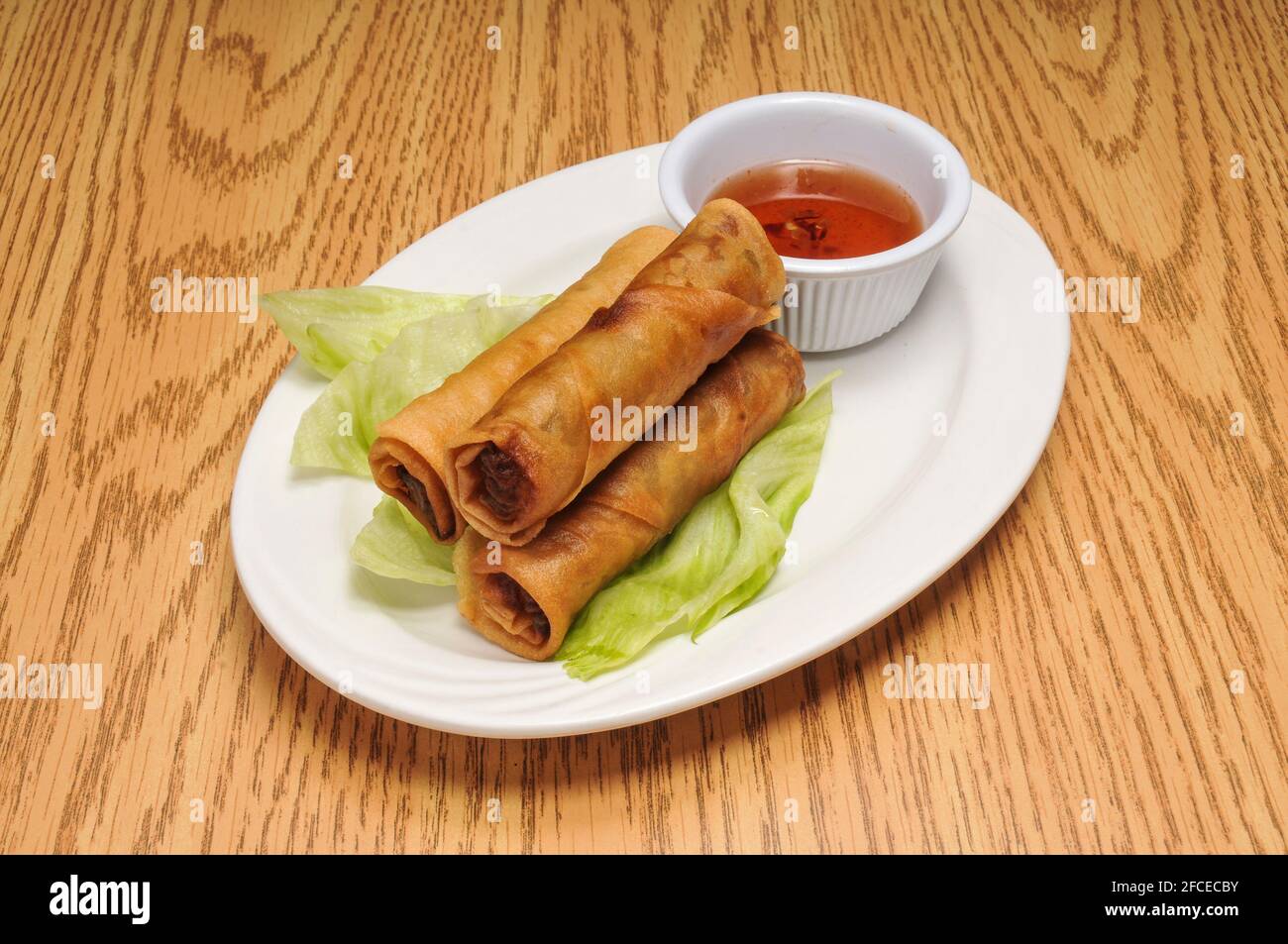 Delicious Chinese dish known as egg rolls Stock Photo - Alamy