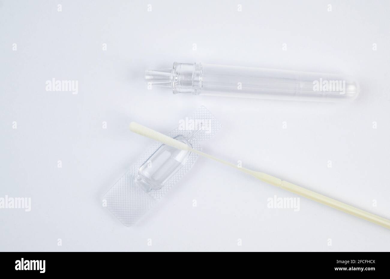 Coronavirus Covid19 Sars Cov-2 Antigen Rapid test and swabs and buffer ...
