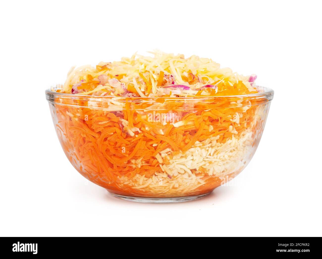 Vegetables shredded with food processor, box grater or by hand. Ready ...