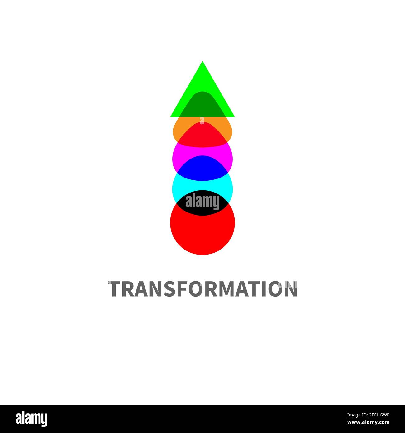 Icon change, transformation, evolution, transformation, coaching ...