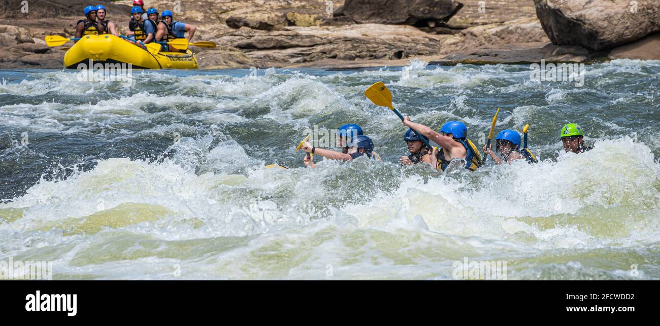 Whitewater rafting panoramic hi-res stock photography and images - Alamy