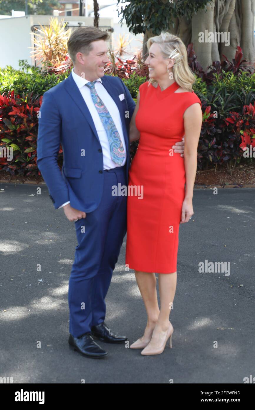 Sydney, Australia. 24th April 2021. Chris Abbott and Angie Asimus ...