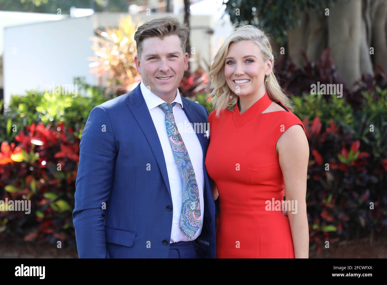 Sydney, Australia. 24th April 2021. Chris Abbott and Angie Asimus ...