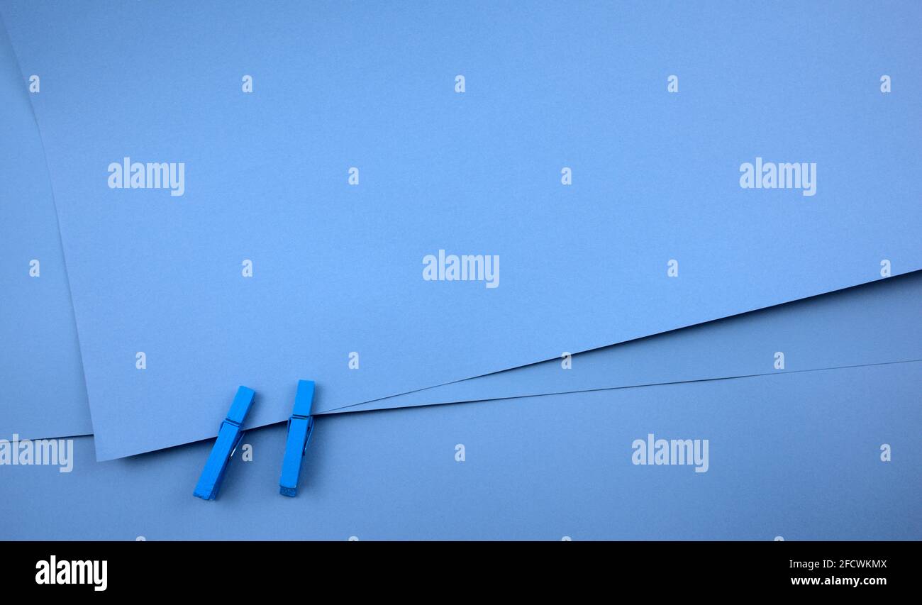 Elegant blue cerulean layer papers texture abstract background binding ...