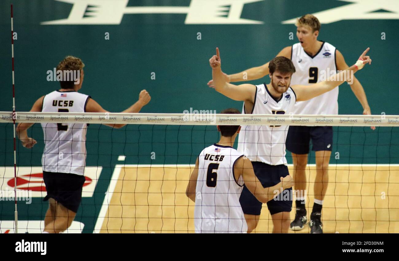 April 23, 2021 - UC Santa Barbara Gauchos opposite Randy DeWeese #19 ...