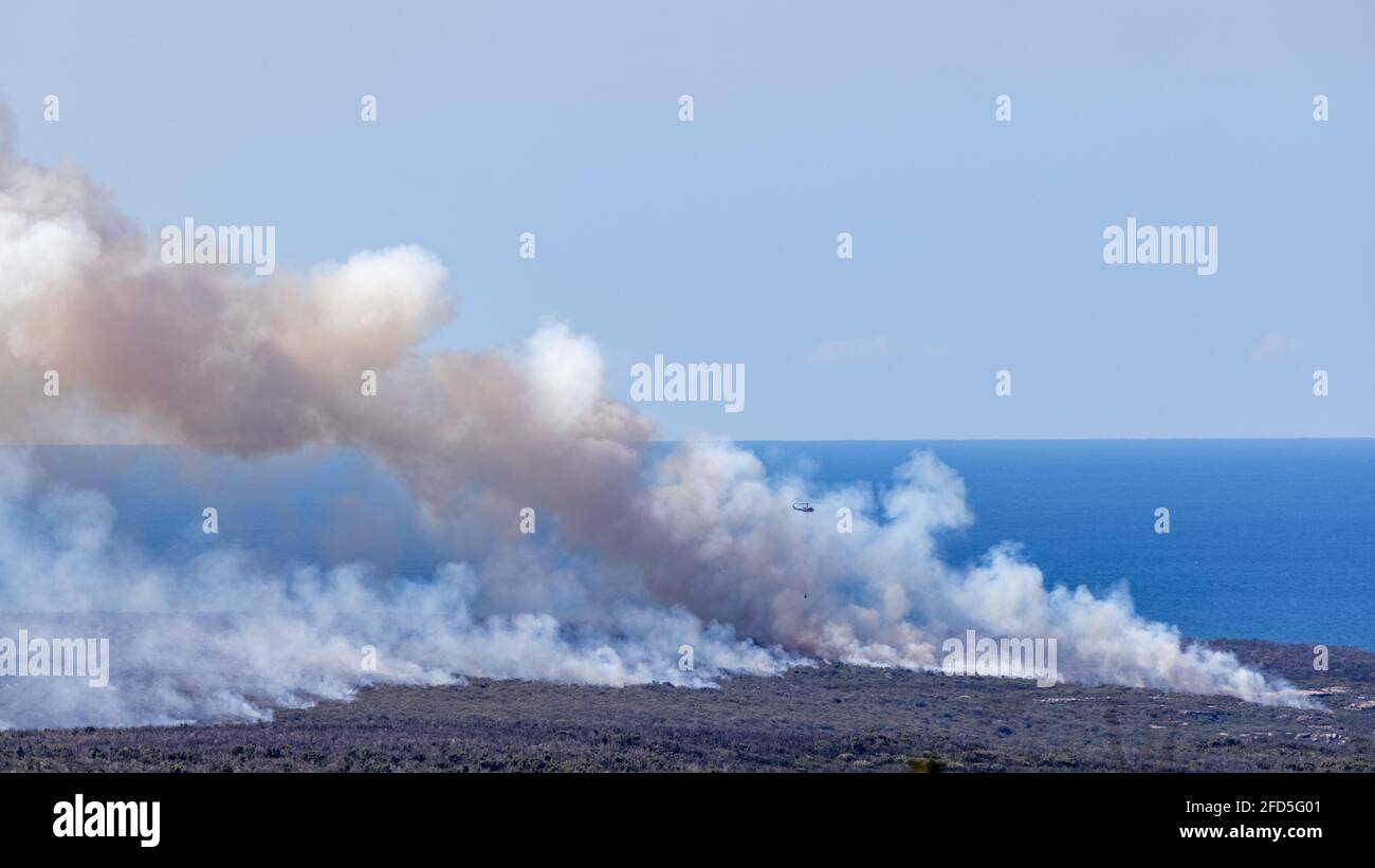Hazard Reduction fire being controlled by New South Wales National ...
