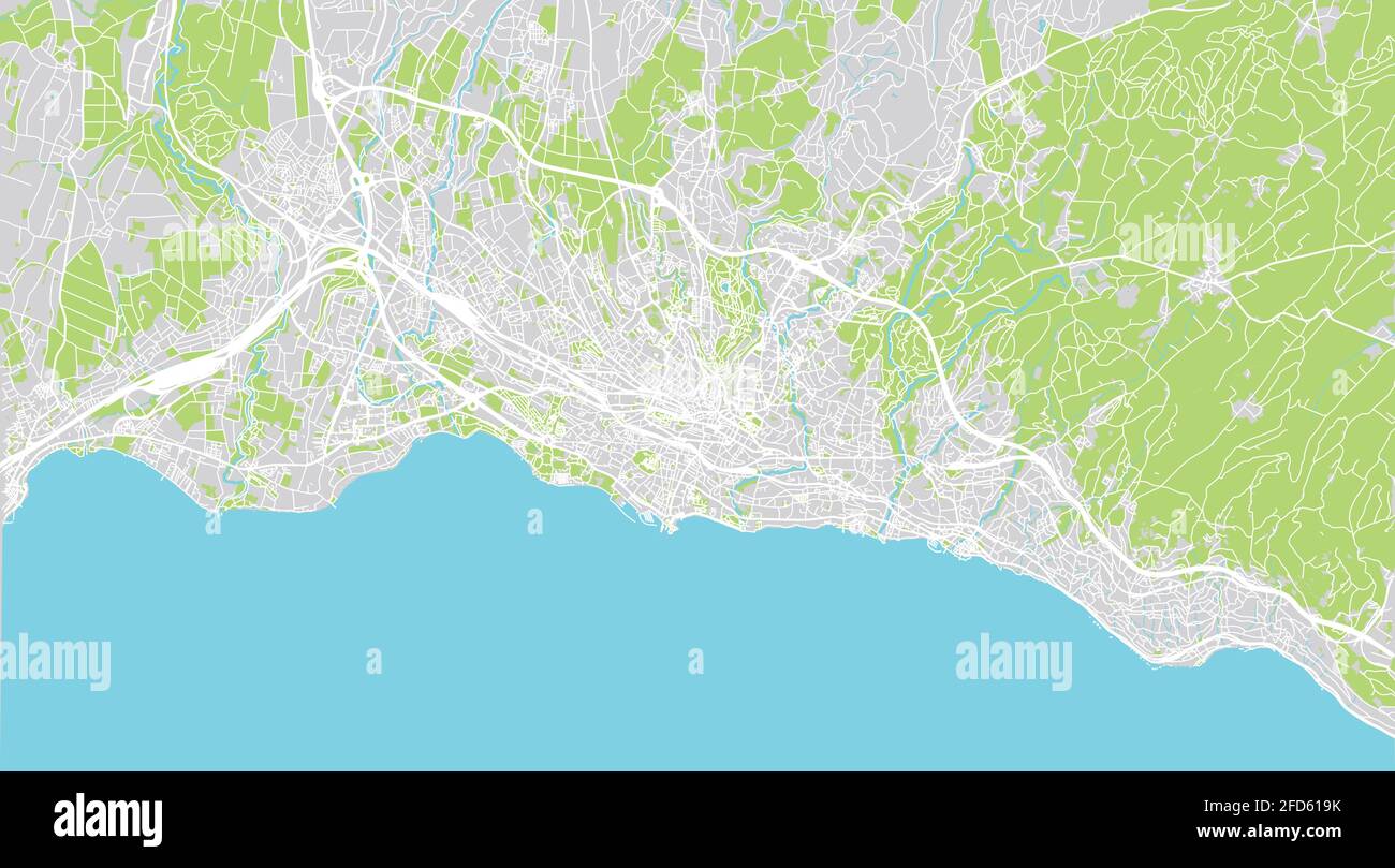 Lausanne map hi-res stock photography and images - Alamy