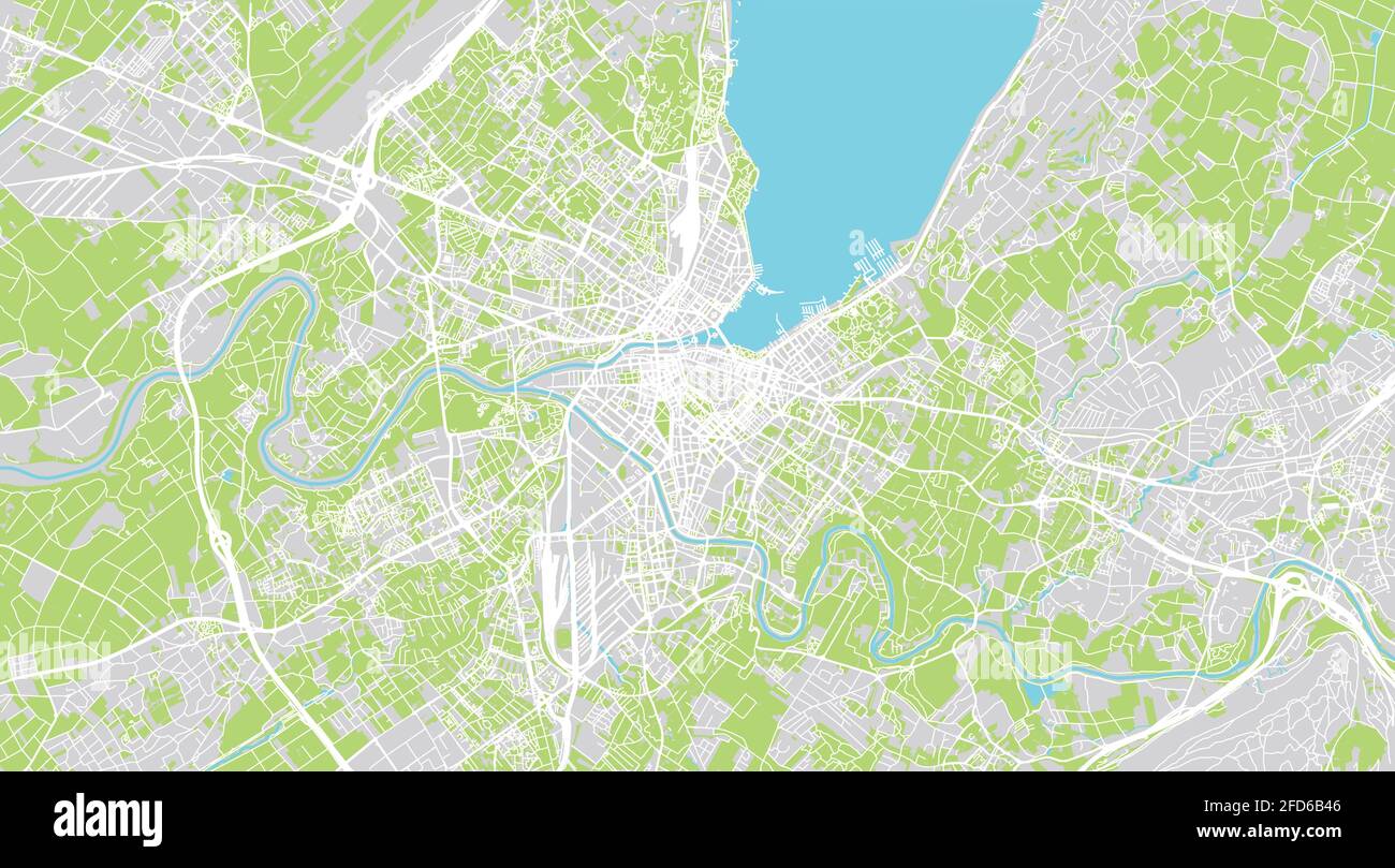 Geneve map hi-res stock photography and images - Alamy