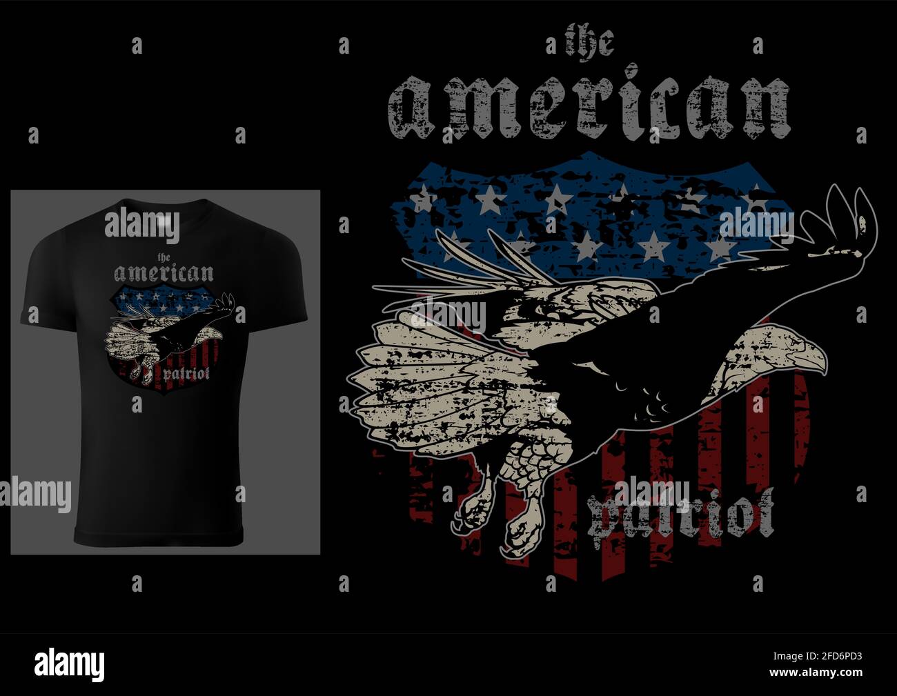 American flag motif Stock Vector Images - Alamy