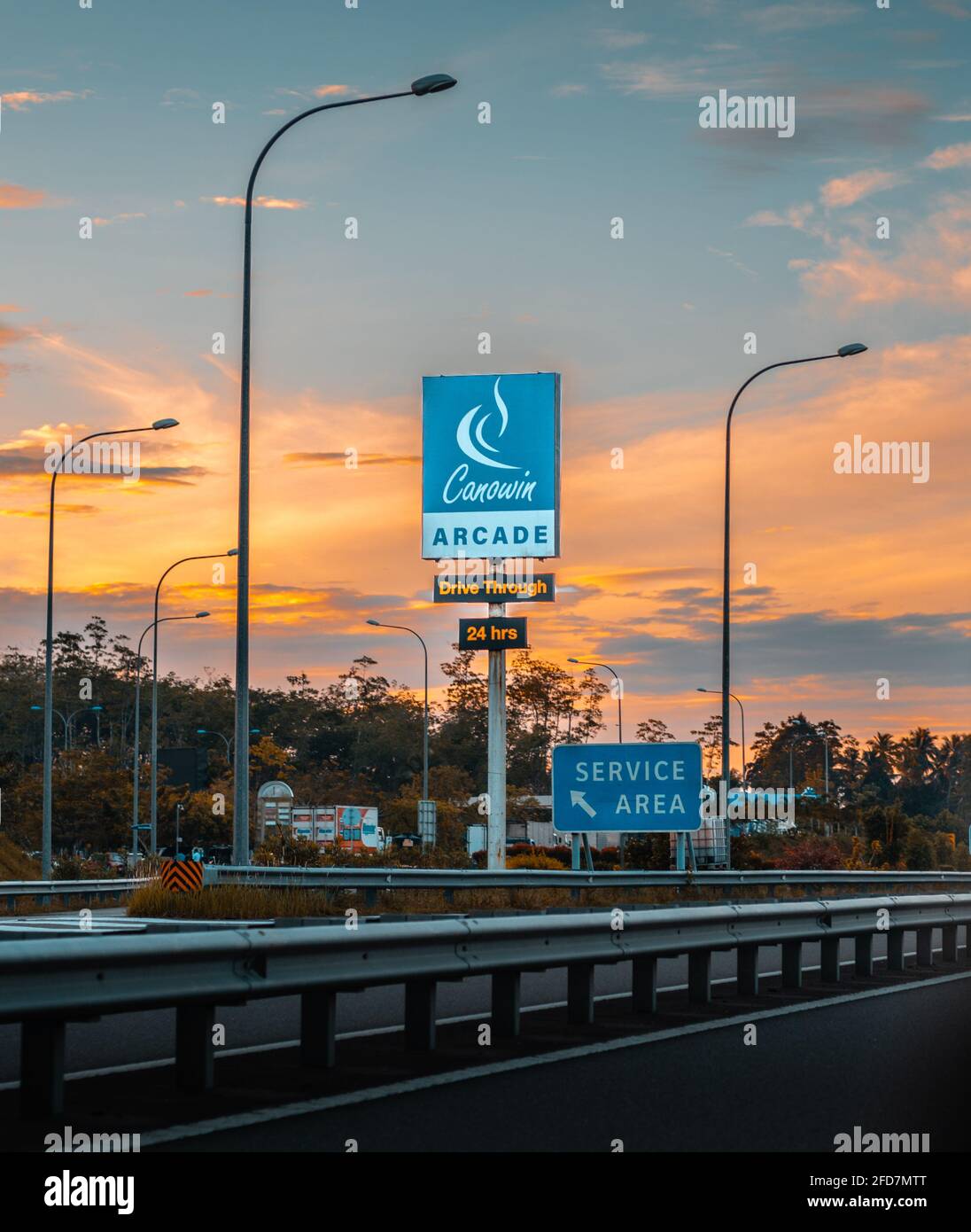 Dramatic motorway interchange hi-res stock photography and images - Alamy
