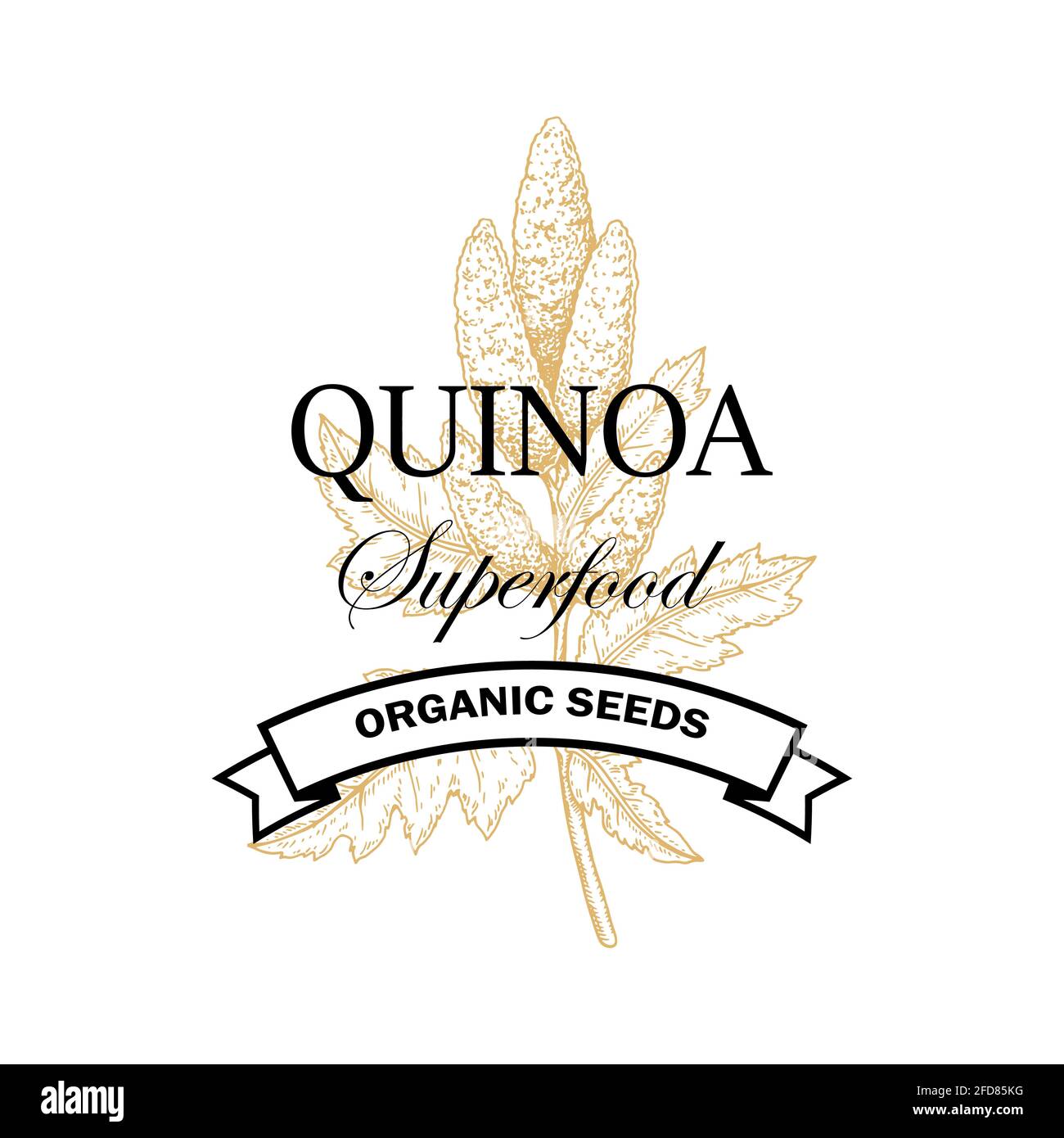 Quinoa Logo High Resolution Stock Photography and Images - Alamy