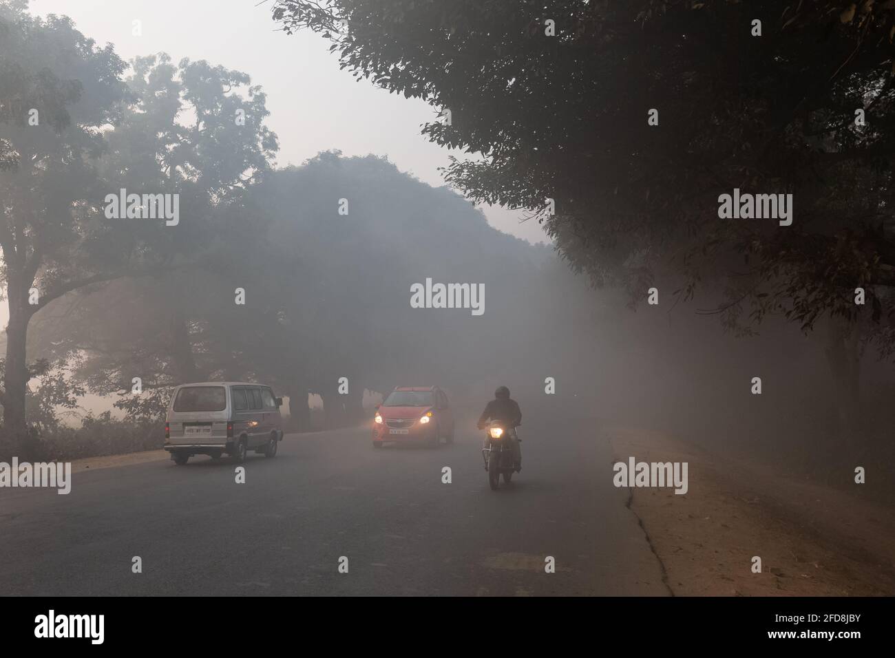 BAREILLY, UTTAR PRADESH, INDIA - DECEMBER 2020 : Indian Road Highways ...
