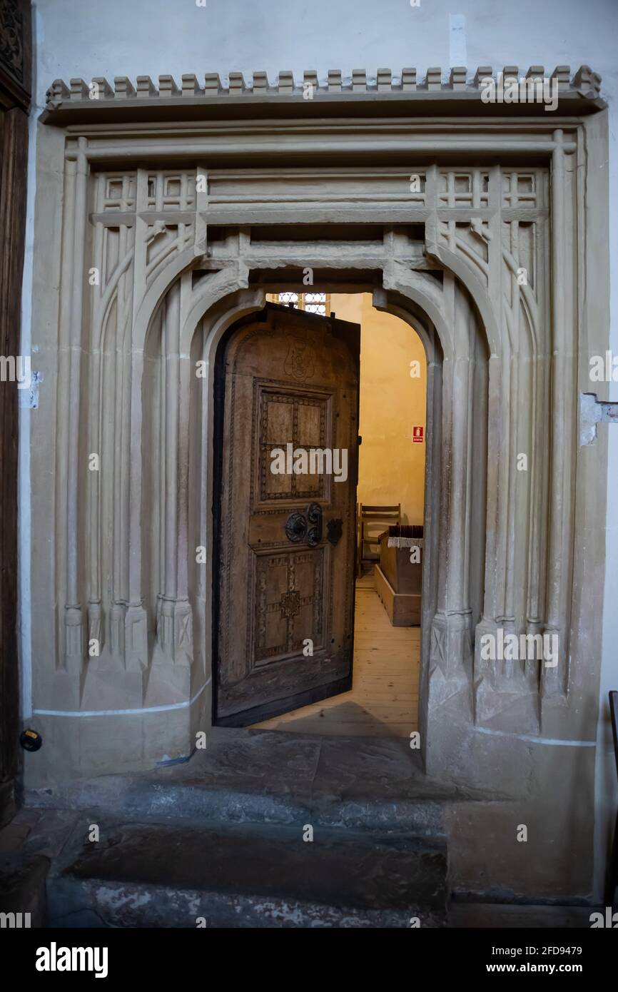 Biertan, Romania: The Unique locking system of the sacristy door built ...